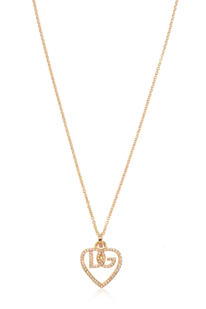 Dolce & Gabbana Heart-shaped Pendant Necklace - Gold