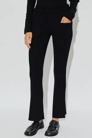 COURREGES Ribbed Trousers