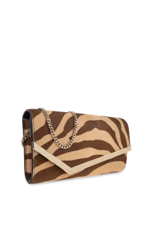 JIMMY CHOO Emmie Clutch - Brown