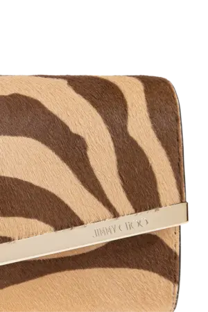 JIMMY CHOO Emmie Clutch - Brown
