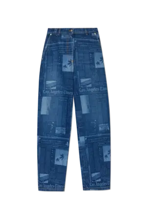 Palm Angels Patterned Jeans