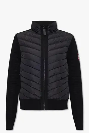 Canada Goose Cardigan With Quilted Frontal Panel