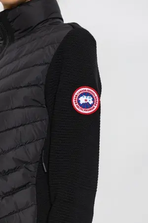 Canada Goose Cardigan With Quilted Frontal Panel