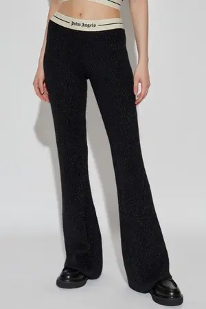Palm Angels Ribbed Knit Trousers