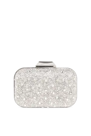 JIMMY CHOO Cloud' Clutch - Silver