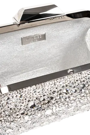 JIMMY CHOO Cloud' Clutch - Silver