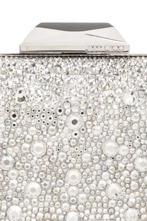 JIMMY CHOO Cloud' Clutch - Silver