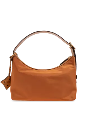 Mcm Aren Small Shoulder Bag - Brown