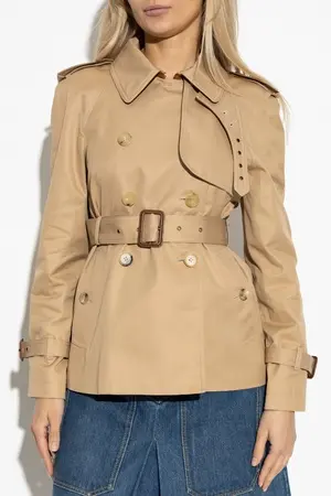 Chloé Short Belted Trench Coat