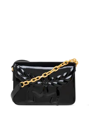 Mcm Himmel Laurel Shoulder Bag - Black