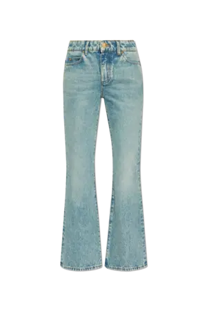 Balmain Flared Cotton Denim Jeans