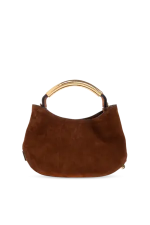 Moschino Handbag With Detachable Strap - Brown