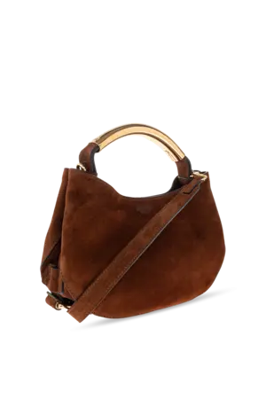 Moschino Handbag With Detachable Strap - Brown