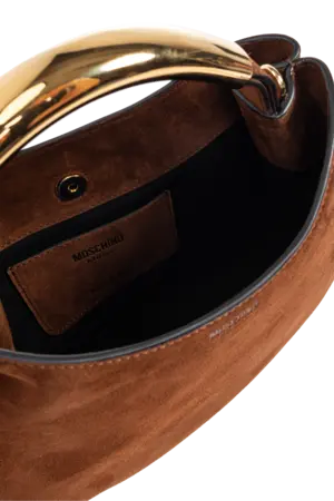 Moschino Handbag With Detachable Strap - Brown