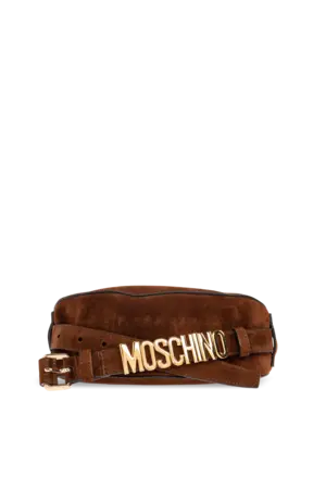 Moschino Handbag With Detachable Strap - Brown