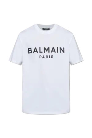 Balmain T-shirt With Printed Logo
