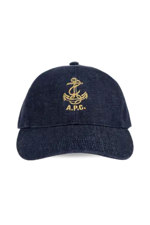 A.p.c. Baseball Cap - Navy Blue