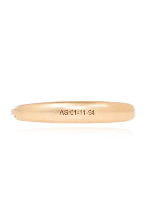 ALLSAINTS Brass Bracelet With Zirconia - Gold