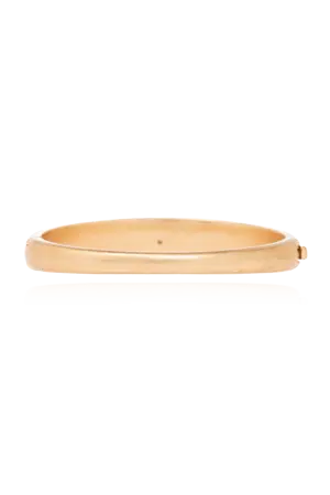 ALLSAINTS Brass Bracelet With Zirconia - Gold