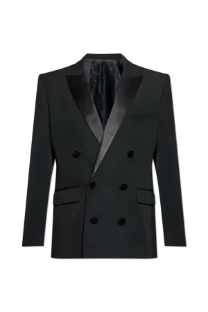 Balmain Double-breasted Blazer - Black