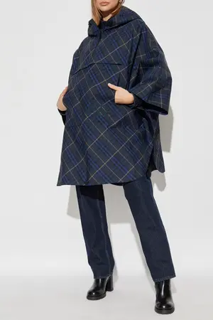Burberry Checkered Poncho