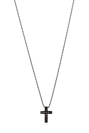 Dsquared2 Cross Charm Necklace - Silver