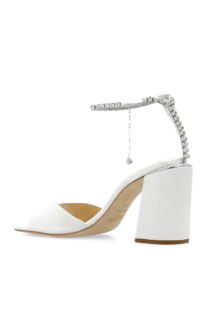JIMMY CHOO Saeda Platform Sandals In Satin