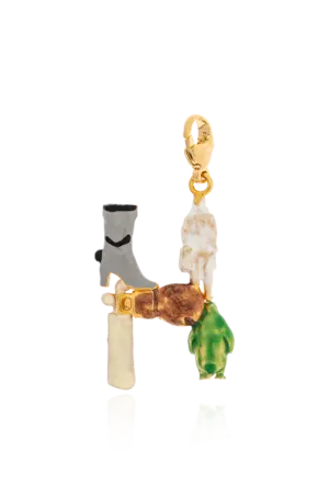 Marni Sculptural Letter Pendant - Multicolour