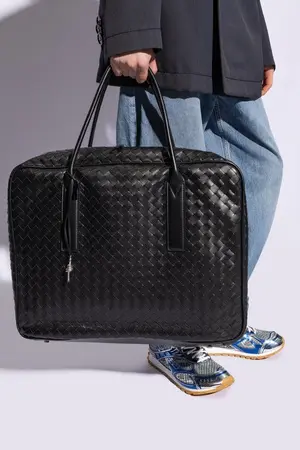 Bottega Veneta Intrecciato Pattern Carry-on Bag