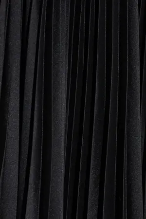 JIL SANDER Pleated Midi Skirt - Black