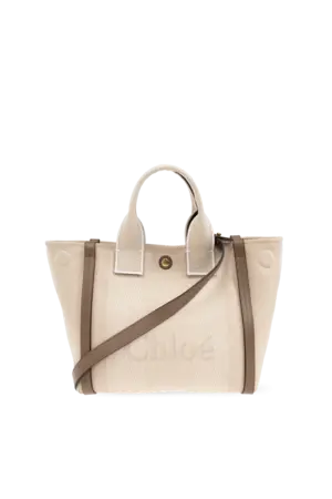 Chloé Carry Small Handbag - Cream