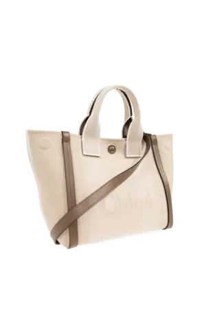 Chloé Carry Small Handbag - Cream