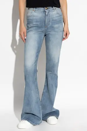 Balmain Flared Rigid Denim Jeans