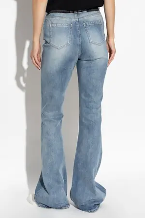 Balmain Flared Rigid Denim Jeans