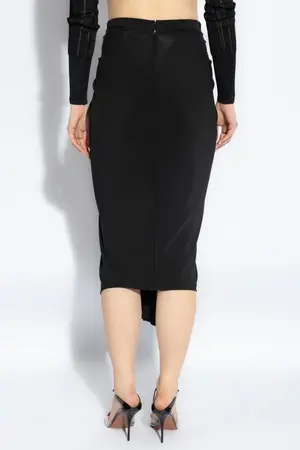 Alaïa Draped Skirt - Black