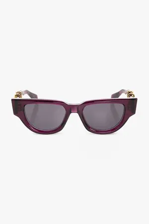 Valentino Garavani Sunglasses With Vlogo Detail - Purple