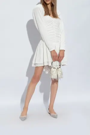 JIMMY CHOO Love Leather Ballet Flats