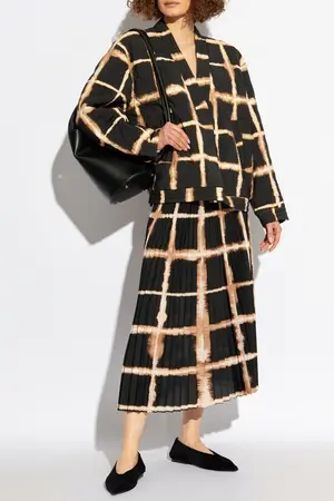 Munthe Geometric Patterned Jacket With Pockets