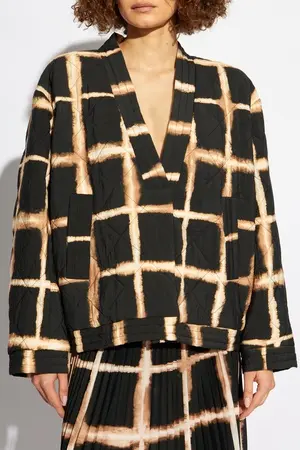 Munthe Geometric Patterned Jacket With Pockets