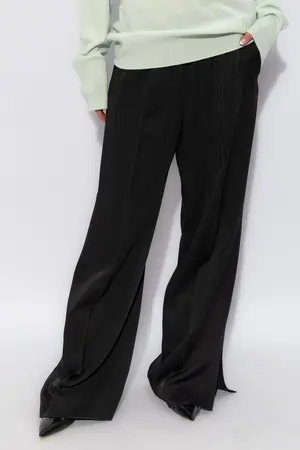 JIL SANDER Pleated Trousers - Black
