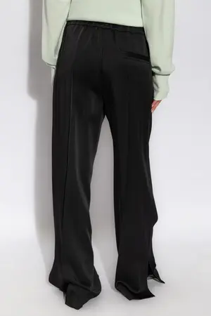 JIL SANDER Pleated Trousers - Black