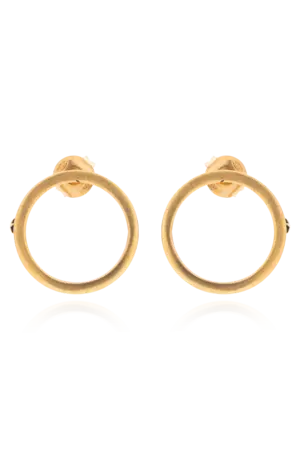 MAISON MARGIELA Round Earrings - Gold