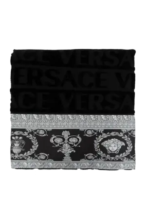 Versace Bath Towel - Black