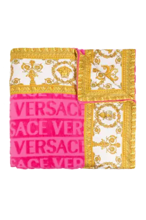 Versace Bath Towel - Pink