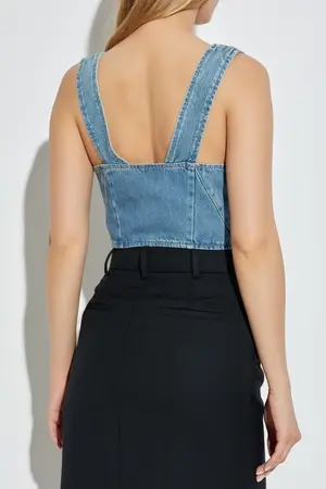 IRO PARIS Illian' Denim Top