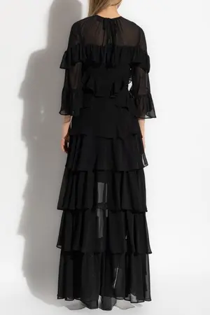 ALLSAINTS Asymmetrical Ruffled Dress