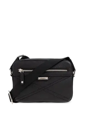 Iceberg Leather Shoulder Bag - Black