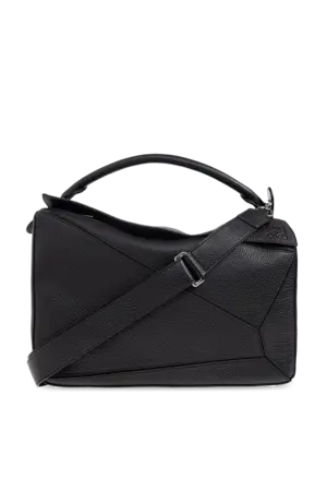 Loewe Puzzle Large Handbag - Black