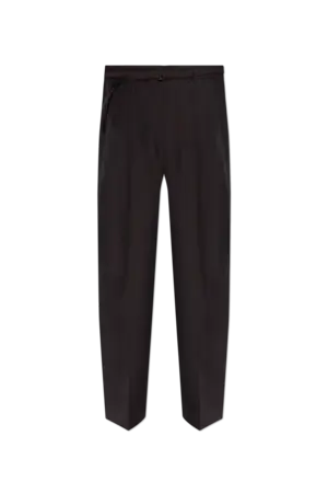 LEMAIRE Pleated Trousers - Brown