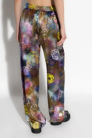Kenzo Silk Palazzo Trousers
